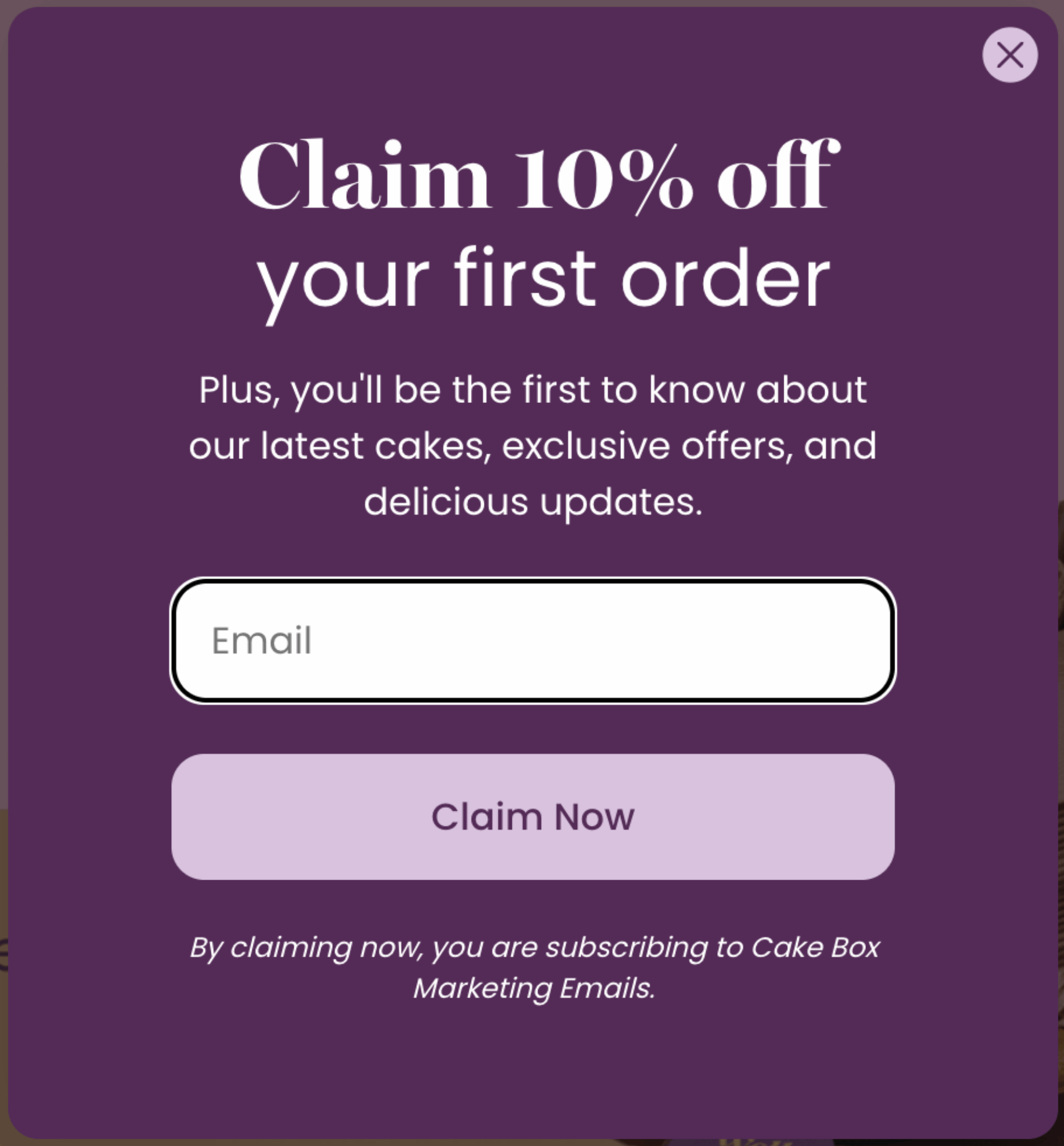 Cake Box First Order Discount: Get 10% Off Your Cake!